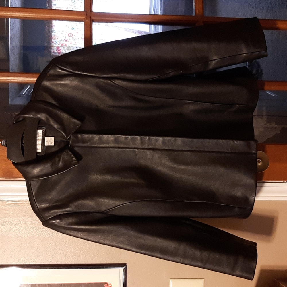 Soft, Buttery Feel Leather Jacket - Gem